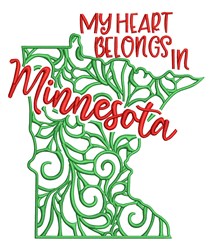 Minnesota Embroidery Design | EmbroideryDesigns.com