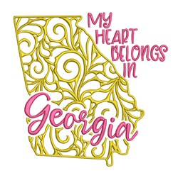 Georgia Embroidery Design | EmbroideryDesigns.com