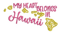 Hawaii Embroidery Design | EmbroideryDesigns.com