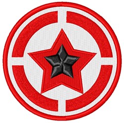 Star Logo Embroidery Design | EmbroideryDesigns.com
