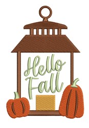 Hello Fall Embroidery Design | EmbroideryDesigns.com