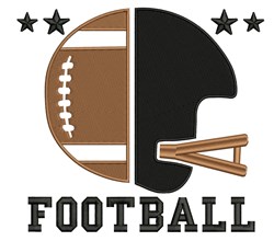 Football Embroidery Design | EmbroideryDesigns.com