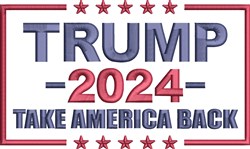 Take America Back Embroidery Design | EmbroideryDesigns.com