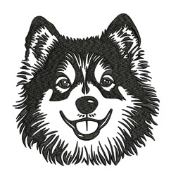 AMERICAN ESKIMO Embroidery Design | EmbroideryDesigns.com