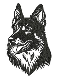 BELGIAN GROENENDAEL Embroidery Design | EmbroideryDesigns.com