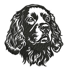 COCKER SPANIEL Embroidery Design | EmbroideryDesigns.com
