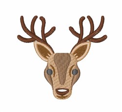 Deer Head Embroidery Design | EmbroideryDesigns.com
