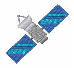 Orbital Satellite Embroidery Design | EmbroideryDesigns.com