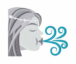 Blowing Wind Embroidery Design | EmbroideryDesigns.com