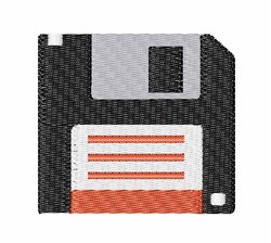 Floppy Disc Embroidery Design | EmbroideryDesigns.com