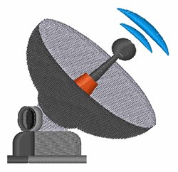 Satellite Antenna Embroidery Design | EmbroideryDesigns.com