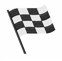 Checkered Flag Embroidery Design | EmbroideryDesigns.com