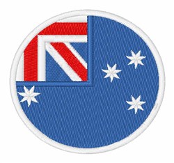 Australia Flag Embroidery Design | EmbroideryDesigns.com