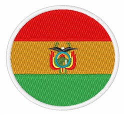 Bolivia Flag Embroidery Design | EmbroideryDesigns.com