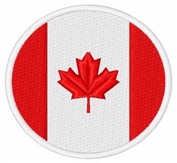 Canada Flag Embroidery Design | EmbroideryDesigns.com