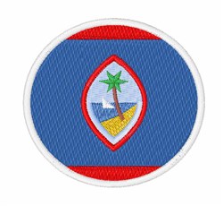 Guam Flag Embroidery Design | EmbroideryDesigns.com