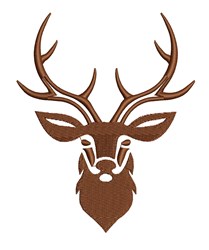 Buck Head Embroidery Design | EmbroideryDesigns.com
