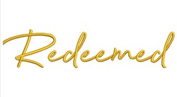 Redeemed Embroidery Design | EmbroideryDesigns.com