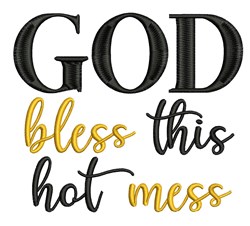 God Bless Embroidery Design | EmbroideryDesigns.com