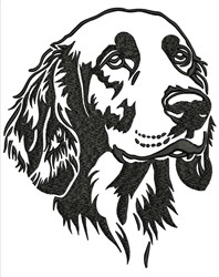 ENGLISH SETTER Embroidery Design | EmbroideryDesigns.com