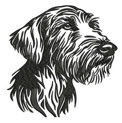 IRISH WOLFHOUND Embroidery Design | EmbroideryDesigns.com