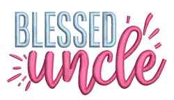 Blessed Uncle Embroidery Design | EmbroideryDesigns.com