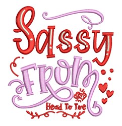 Sassy Embroidery Design | EmbroideryDesigns.com