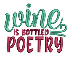 Bottled Poetry Embroidery Design | EmbroideryDesigns.com