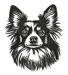 Papillon Embroidery Design | EmbroideryDesigns.com