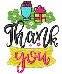 Thank You! Embroidery Design | EmbroideryDesigns.com