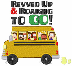 Revved Up Embroidery Design | EmbroideryDesigns.com