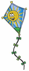 Summer Kite Embroidery Design | EmbroideryDesigns.com