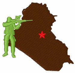 Operation Iraqi Freedom Embroidery Design | EmbroideryDesigns.com