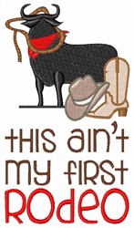 My First Rodeo Embroidery Design | EmbroideryDesigns.com