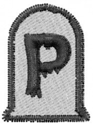 Graveyard P Embroidery Design | EmbroideryDesigns.com