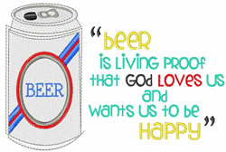 Living Proof Embroidery Design | EmbroideryDesigns.com