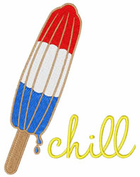 Chill Embroidery Design | EmbroideryDesigns.com