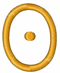 Crafty Font O Embroidery Design | EmbroideryDesigns.com