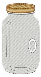 Mason Jar Embroidery Design | EmbroideryDesigns.com