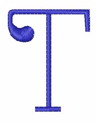 Vintage Drop T Embroidery Design | EmbroideryDesigns.com