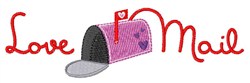Love Mail Embroidery Design | EmbroideryDesigns.com