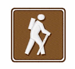 Hiking Embroidery Design | EmbroideryDesigns.com