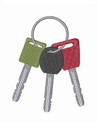 Key Bunch Embroidery Design | EmbroideryDesigns.com