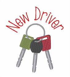 New Driver Embroidery Design | EmbroideryDesigns.com