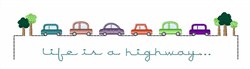 Life Is A Highway Embroidery Design | EmbroideryDesigns.com