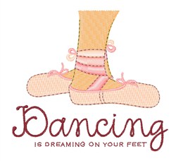 Dancing Embroidery Design | EmbroideryDesigns.com