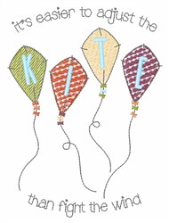 Fight The Wind Embroidery Design | EmbroideryDesigns.com