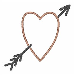 Heart Outline Embroidery Design | EmbroideryDesigns.com