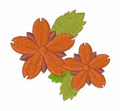 Red Flowers Embroidery Design | EmbroideryDesigns.com