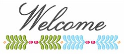 Welcome Embroidery Design | EmbroideryDesigns.com